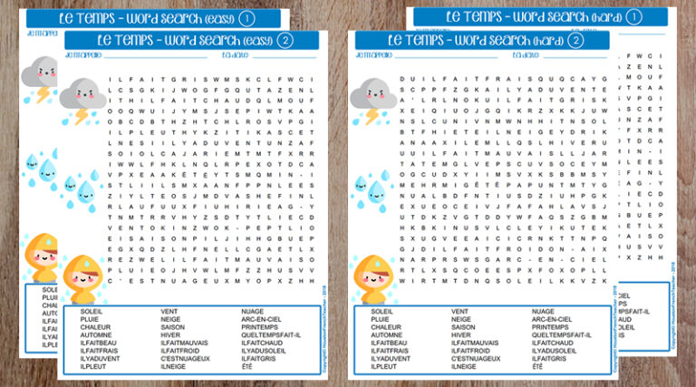 Word Search – French Vocabulary Activity - ColorMag Top Magazine